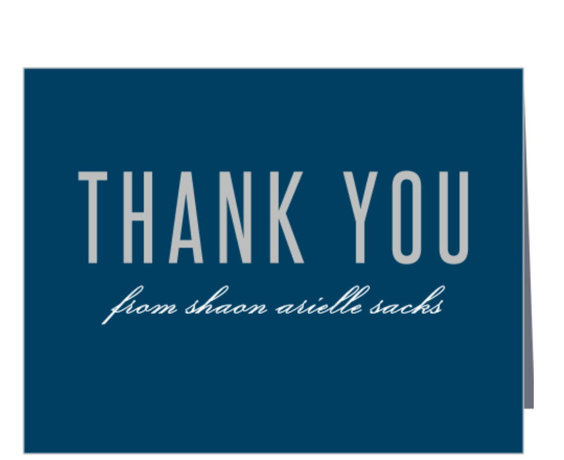 Thank you cards- Custom (FOLDED) – 360 Creative Approach